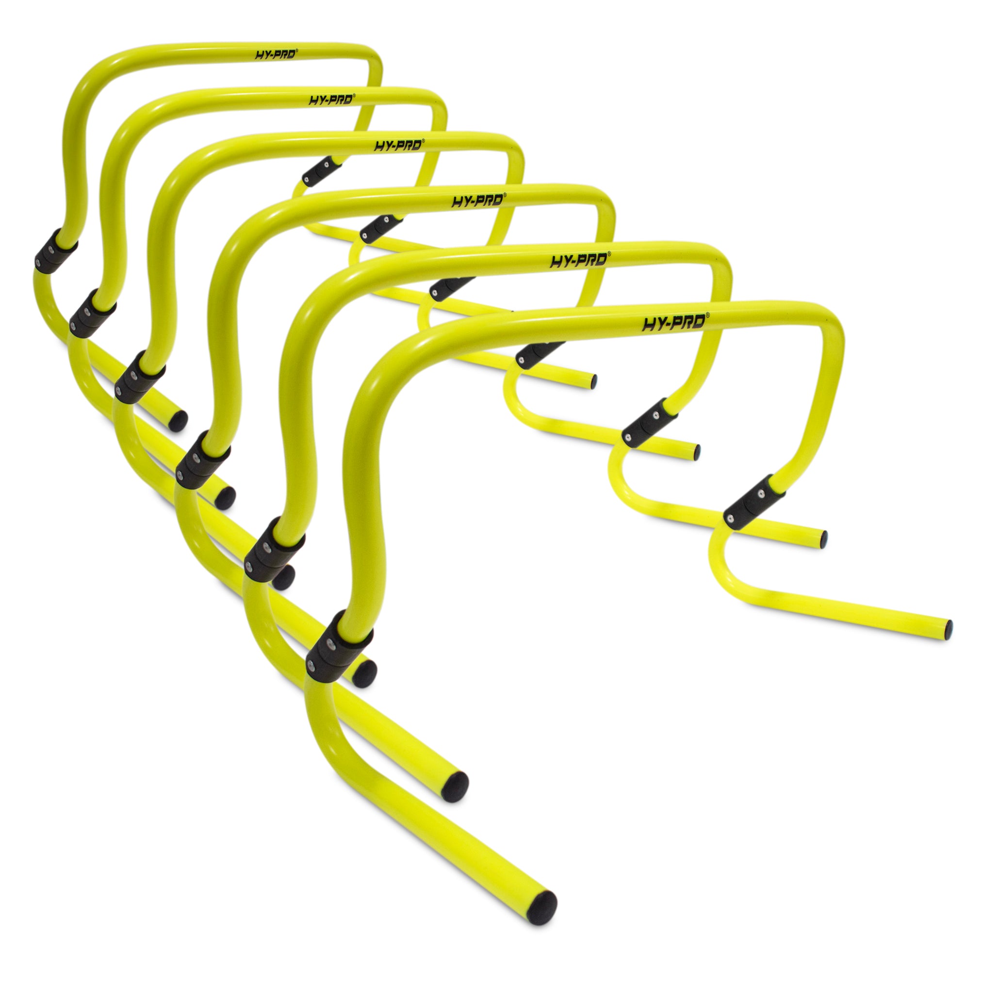 Adjustable Height Hurdles 6 Pack with Handle | Hy-Pro Sports