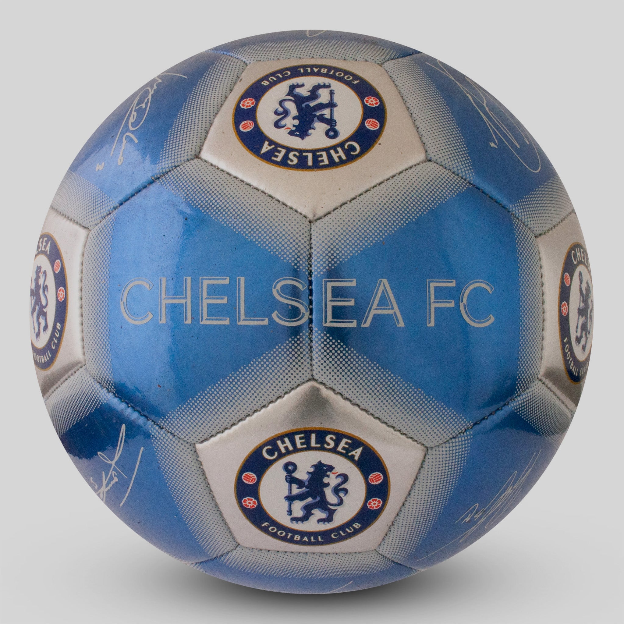 Chelsea Metallic Signature Football – Hy-Pro Sports