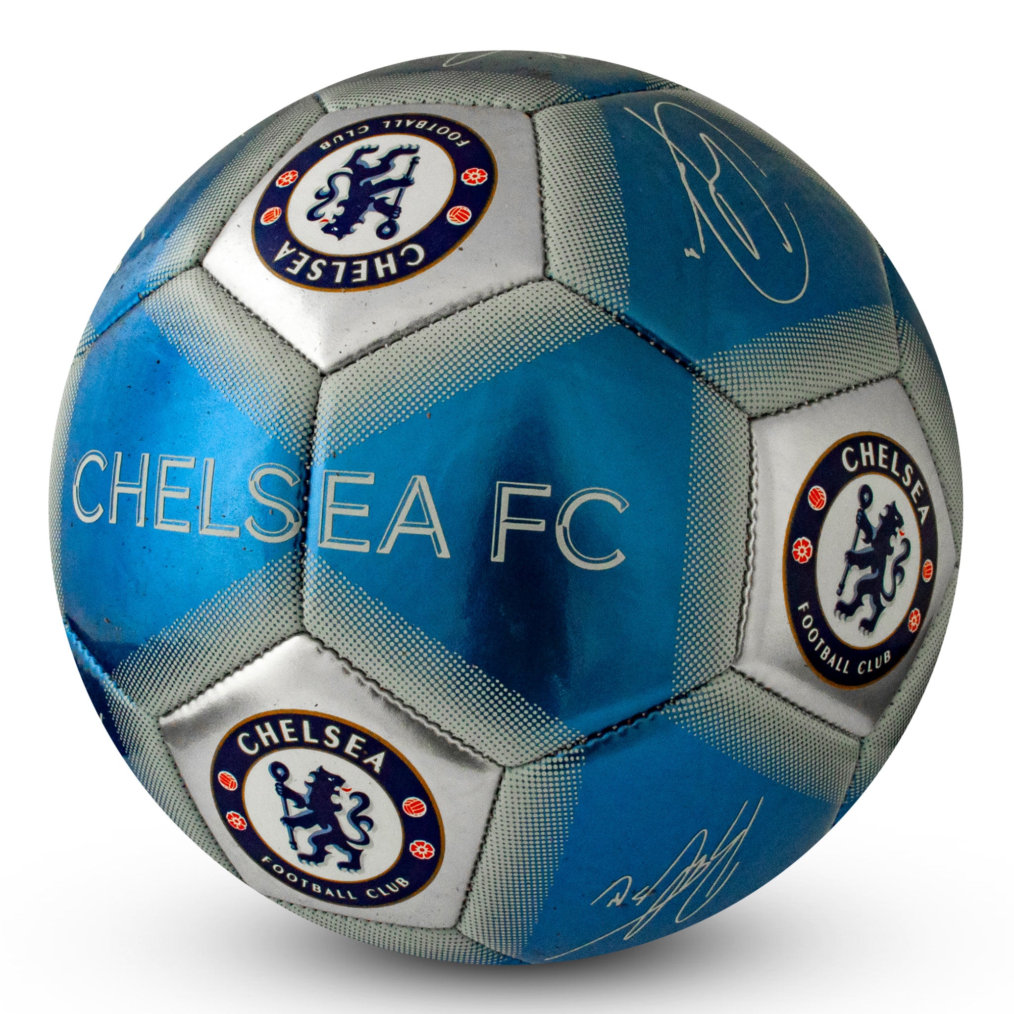 Chelsea Metallic Signature Football – Hy-Pro Sports