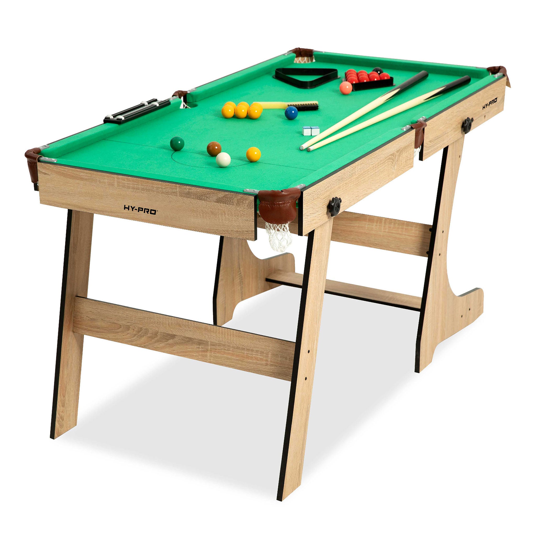 Hy-Pro 6ft Folding Snooker and Pool Table – Hy-Pro Sports