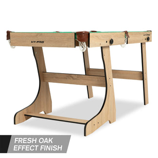 Hy-Pro 6ft Folding Snooker and Pool Table – Hy-Pro Sports